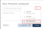 Share Stream videos as View But Not Download – One Minute Office Magic