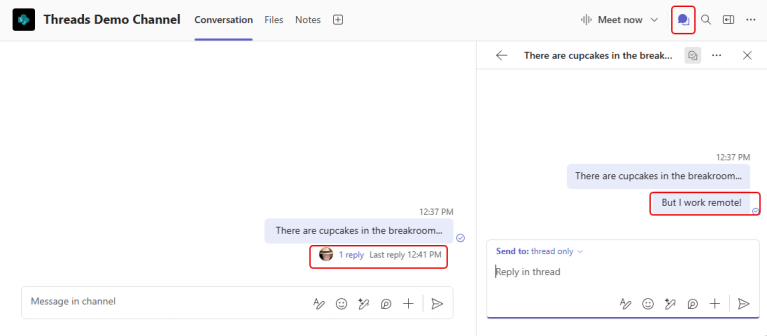 Using the new Threads channel format in Microsoft Teams – One Minute ...