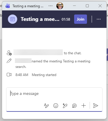 Popping out the chat window in a Microsoft Teams meeting – One Minute ...