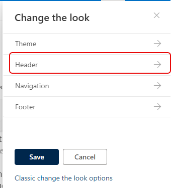 Changing the look of the header on your SharePoint site – One Minute ...