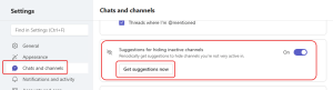Hiding inactive channels in Microsoft Teams – One Minute Office Magic