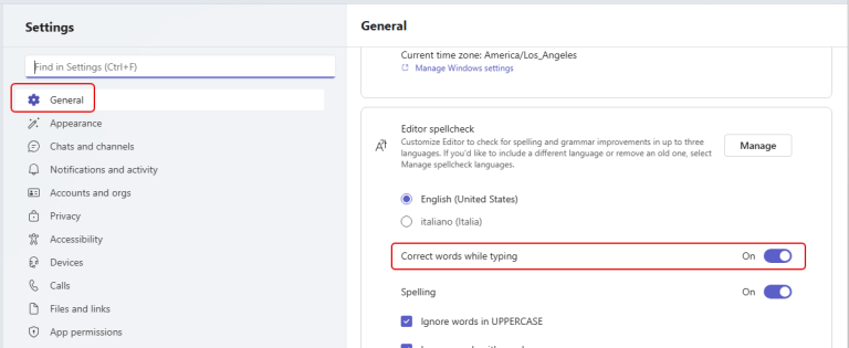 Autocorrect your typing in Microsoft Teams – One Minute Office Magic