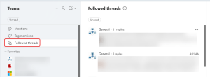 Using the Follow thread option in Microsoft Teams – One Minute Office Magic